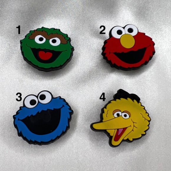 CROCS | Shoes | Sesame Street Characters Croc Charms 4 Pack | Poshmark